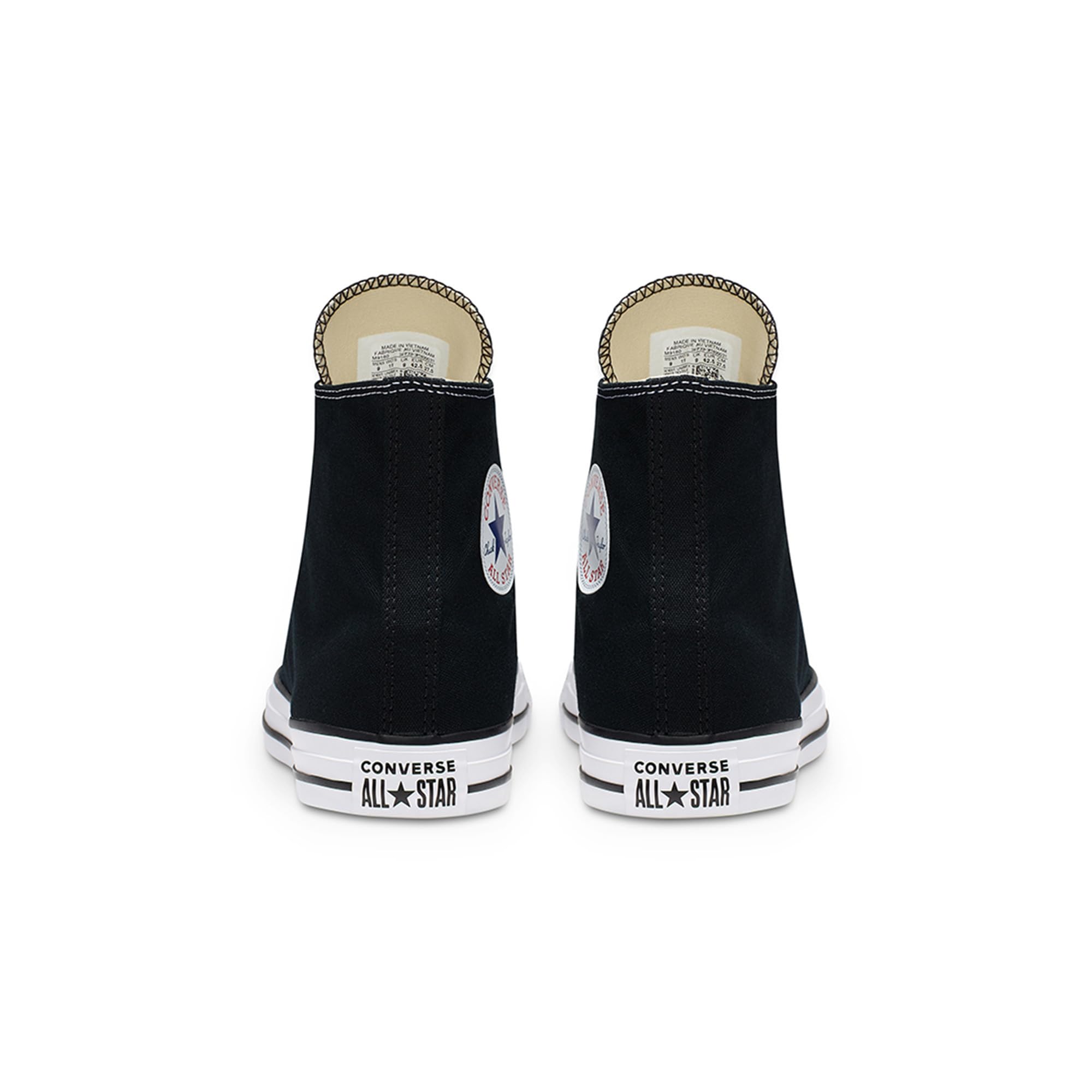 Converse Clothing & Apparel Chuck Taylor All Star Canvas High Top, Black/White, 6 Women/4 Men