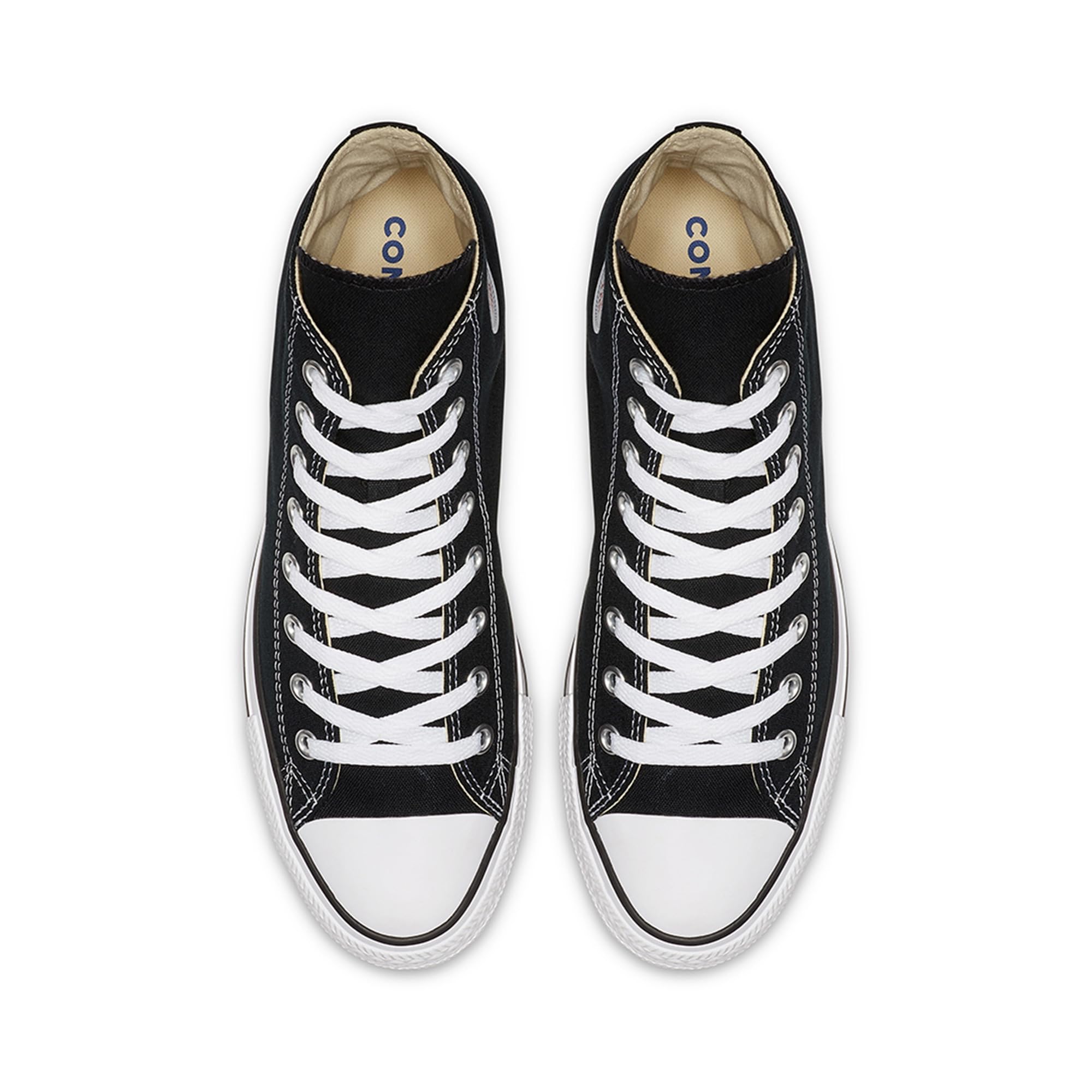 Converse Clothing & Apparel Chuck Taylor All Star Canvas High Top, Black/White, 6 Women/4 Men