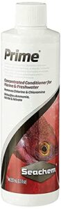 seachem prime fresh and saltwater conditioner - chemical remover and detoxifier 250 ml