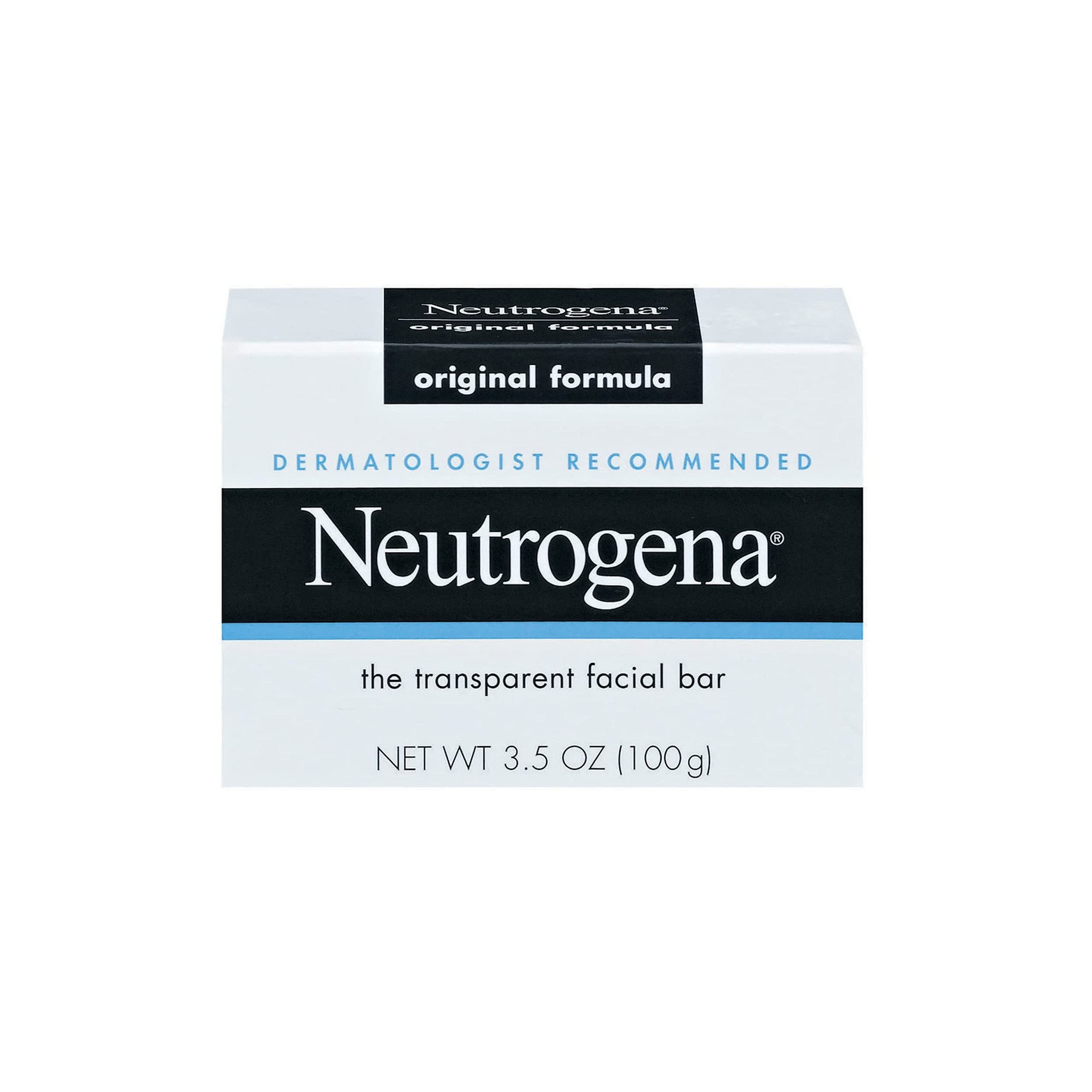 Neutrogena Transparent Facial Bar Bonus Pack, Original Formula - 3 ea