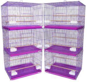 yml small breeding cages, purple, 34-1/2 x 81-1/2", lot of 6