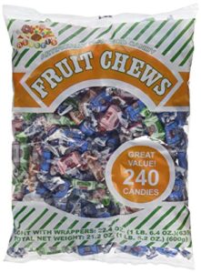 albert's fruit chews - assorted flavors (240 candies)