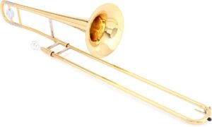 yamaha ysl-354c student trombone - gold lacquer