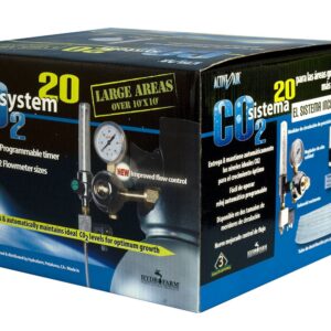 Hydrofarm Active Air COSYS20 COSYS CO2 with Timer, Stainless Steel