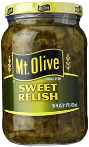 mt olive sweet relish, 16 oz