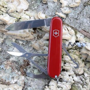 Victorinox Swiss Army Compact Pocket Knife, Red, 91mm