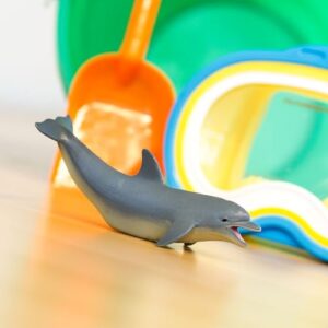 Safari Ltd. Bottlenose Dolphin Figurine - Detailed 5" Plastic Model Figure - Fun Educational Play Toy for Boys, Girls & Kids Ages 3+