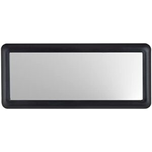 custom accessories 70003 black deluxe visor mirror