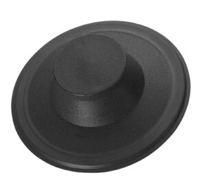 insinkerator sink stopper for garbage disposals, black, stp-pl