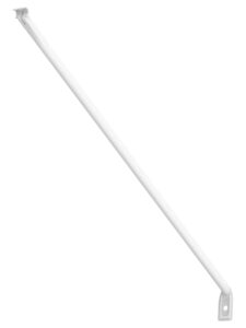 closetmaid 26605 20-inch support bracket for wire shelving,white