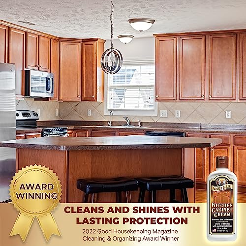 PARKER & BAILEY KITCHEN CABINET CREAM - Multisurface Wood Cleaner And Polish Furniture Quick Shine Restorer Protector Surface, House Cleaning Supplies Home Improvement 8oz