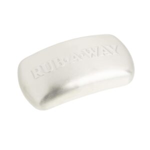 amco rub-a-way bar | stainless steel odor absorber | 4" x 2.25" | dishwasher safe | kitchen & outdoor essential for garlic, onion, fishing, and hiking odors