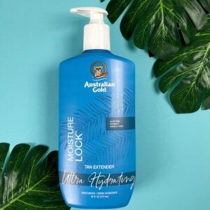 Australian Gold Moisture Lock Tan Extender Lotion, Enriched with Vitamin E & Aloe Vera, Cocoa Dreams Fragrance, 16 Fl oz​