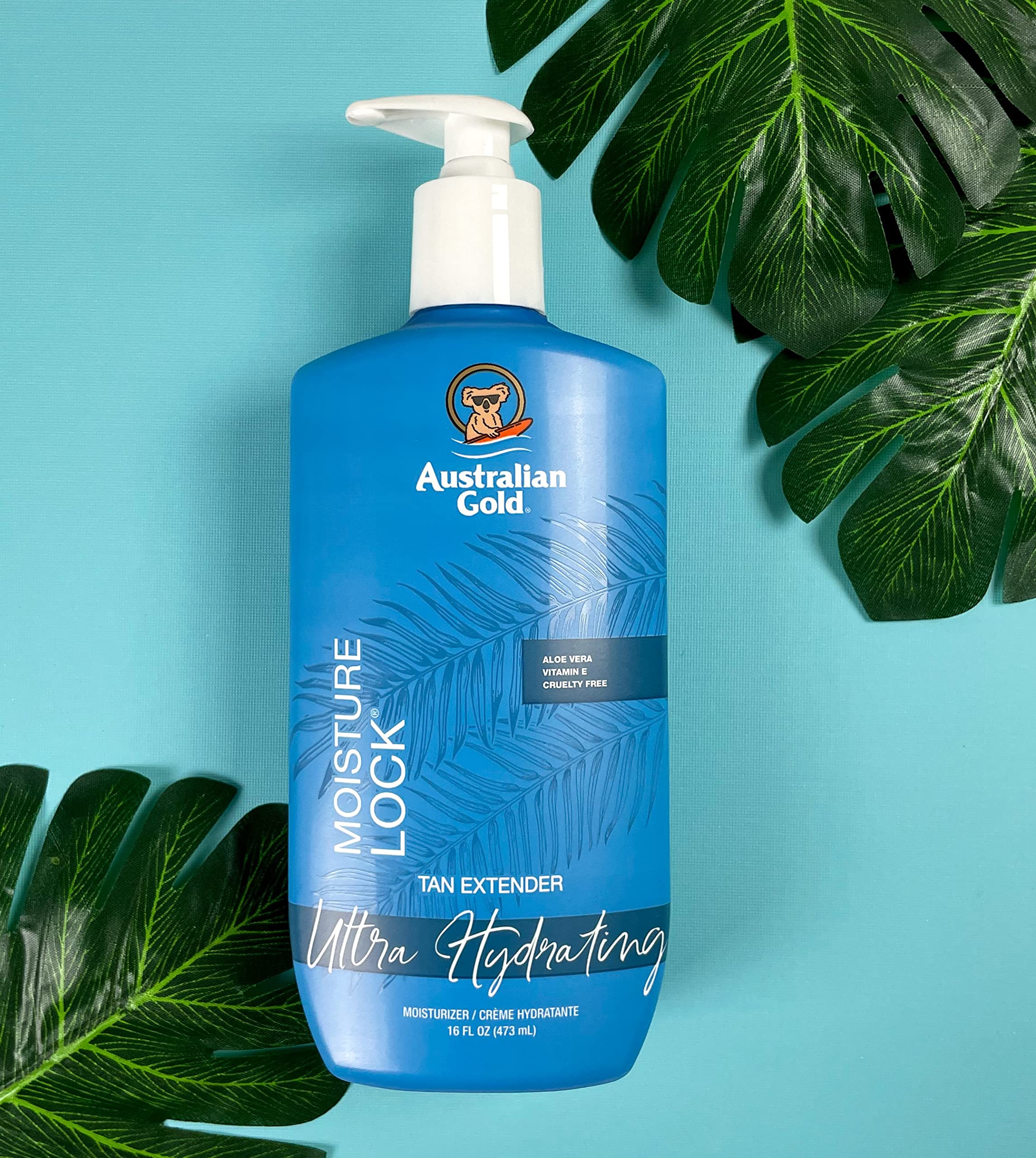 Australian Gold Moisture Lock Tan Extender Lotion, Enriched with Vitamin E & Aloe Vera, Cocoa Dreams Fragrance, 16 Fl oz​