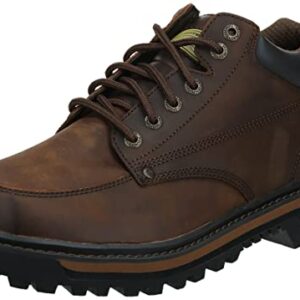 Skechers mens Mariner industrial and construction shoes, Dark Brown, 11 US