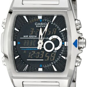 Casio Men's EFA120D-1AV Ana-Digi Edifice Thermometer Bracelet Watch