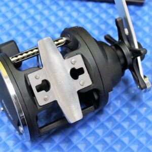 Okuma Magda Pro Line Counter Levelwind Trolling Reel, Small, Black/Silver, MA-20DX