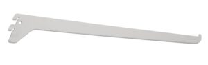 rubbermaid single track system bracket, 12", white, upright bracket for shelving system and organization