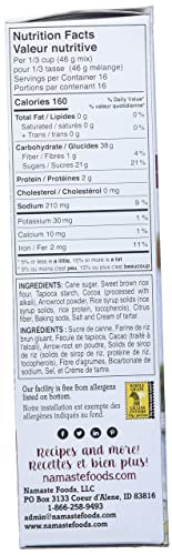 Namaste Foods, Gluten-Free Chocolate Cake Mix, Allergen-Free, 26-Ounce Boxes (Pack of 6)