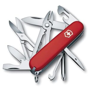 victorinox swiss army multi-tool, tinker pocket knife , red, 91mm