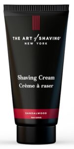 the art of shaving sandalwood shaving cream for men – protects against irritation and razor burn – hydrates and nourishes dry skin – clinically tested for sensitive skin – 2.5 oz