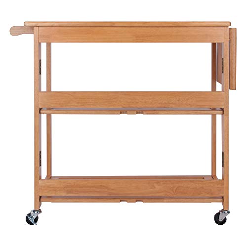 Winsome Radley Kitchen Cart, Light Oak