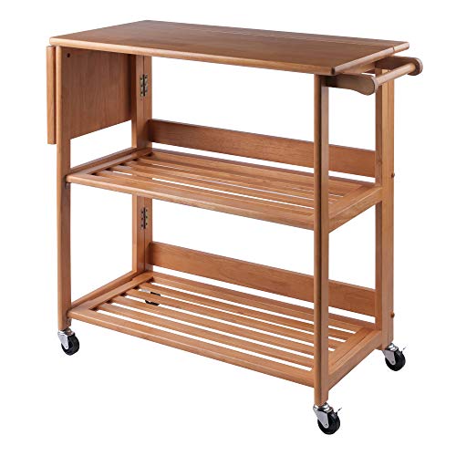 Winsome Radley Kitchen Cart, Light Oak