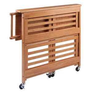 Winsome Radley Kitchen Cart, Light Oak