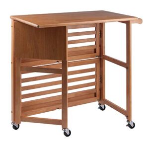 Winsome Radley Kitchen Cart, Light Oak