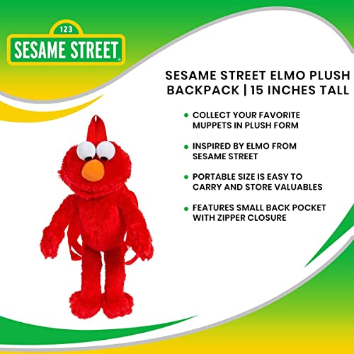 Sesame Street Plush Backpack Elmo