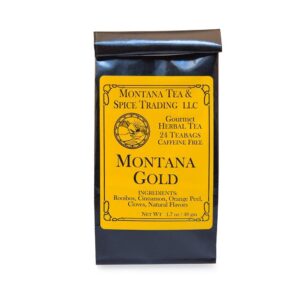 montana tea & spice trading llc. gourmet herbal tea montana gold