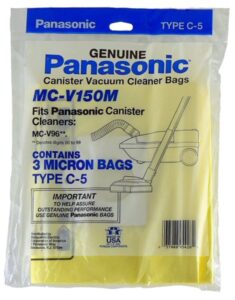 panasonic mc-v150m replacement bag for canister, 3-pack