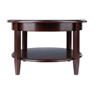 Winsome Wood Concord Occasional Table, Antique Walnut