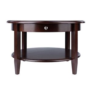 Winsome Wood Concord Occasional Table, Antique Walnut