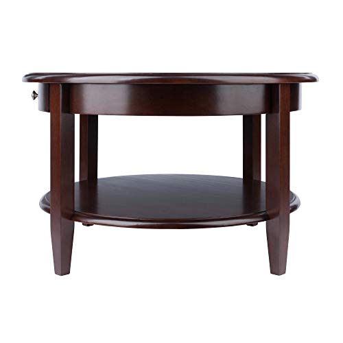 Winsome Wood Concord Occasional Table, Antique Walnut