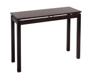 winsome wood 92730 espresso wood console table