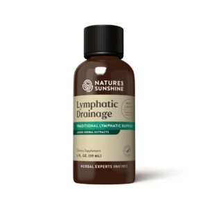 nature's sunshine lymphatic drainage, 2 fl. oz | lymphatic drainage supplement promotes the efficient drainage of the lymphatic system to promote overall health