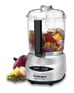 cuisinart mini prep plus food processor, 4 cup, brushed stainless