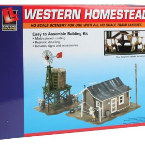 Life-Like Trains HO Scale Building Kits - Western Homestead