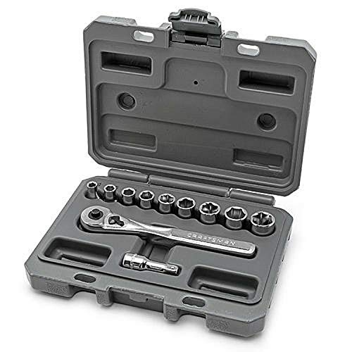 Craftsman 11 Piece Socket Wrench Set 6 Point, 9-34861