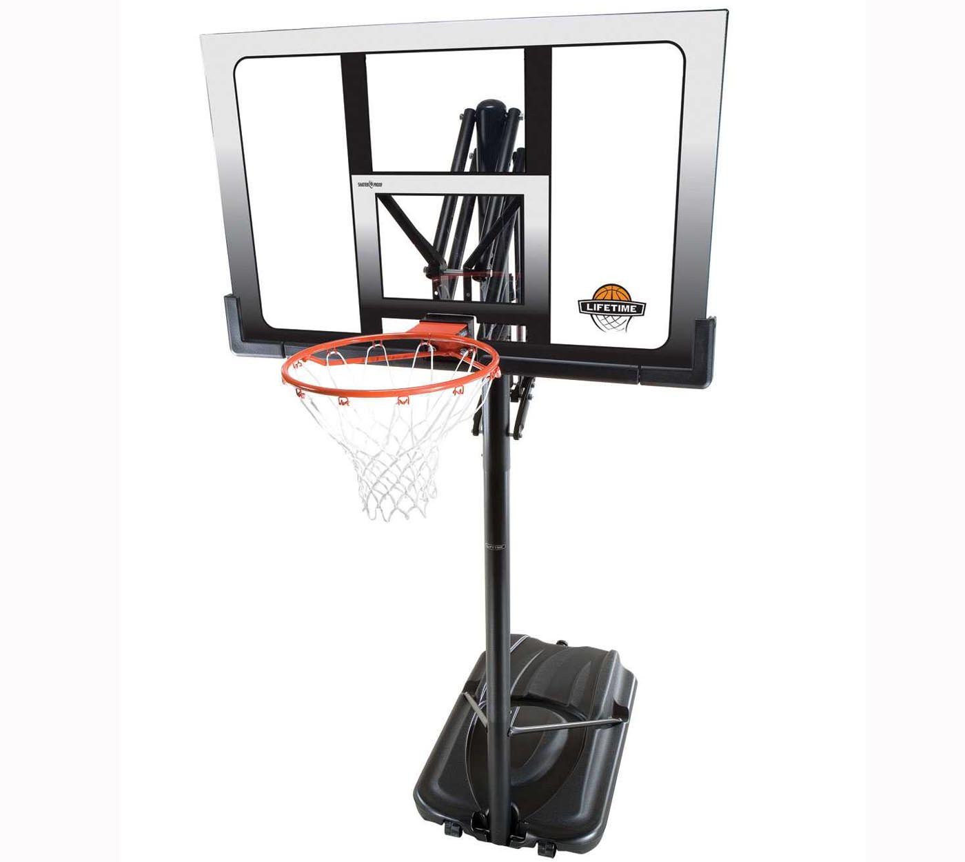 Lifetime Portable Basketball System with Shatterproof Backboard (52" Polycarbonate)