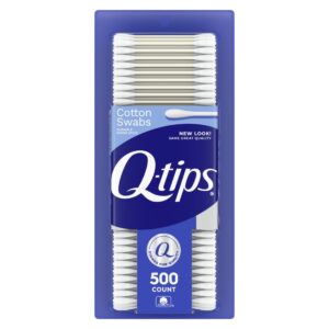 q-tips cotton swabs for hygiene and beauty care original cotton swab made with 100% cotton 500 count