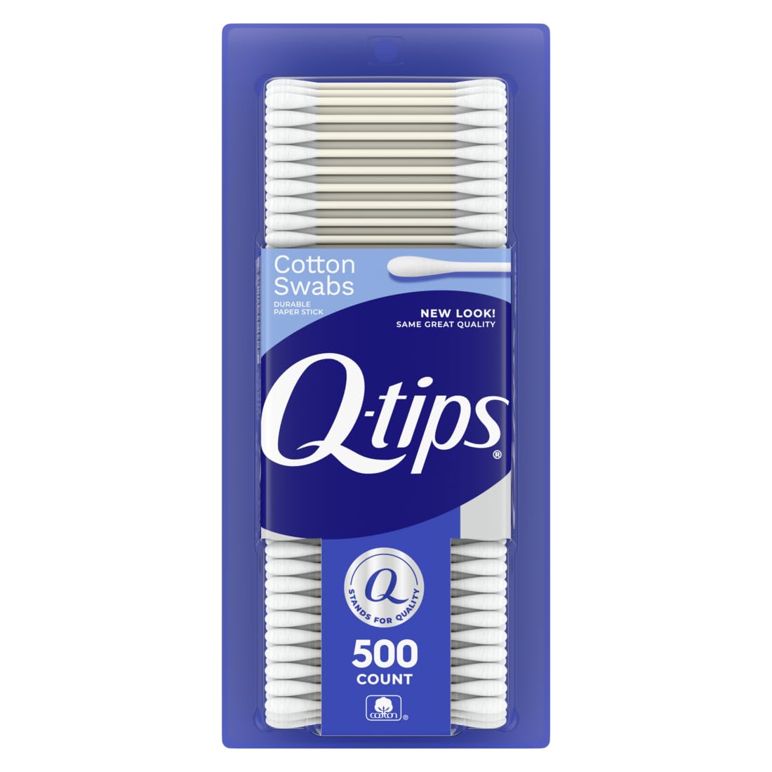 Q-tips Cotton Swabs For Hygiene and Beauty Care Original Cotton Swab Made With 100% Cotton 500 Count