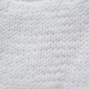 Lily Sugar 'N Cream The Original Solid Yarn, 2.5oz, Medium 4 Gauge, 100% Cotton - White - Machine Wash & Dry