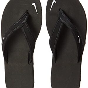 Nike Women's Celso Thong, Black/White, 9 US