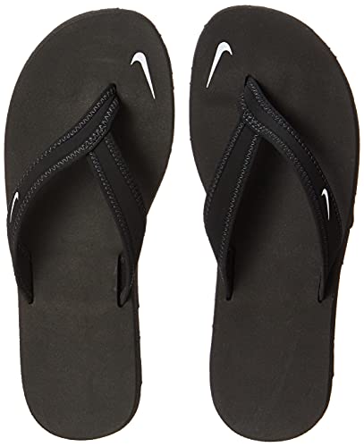 Nike Women's Celso Thong, Black/White, 9 US