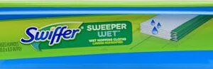 Swiffer Sweeper Wet Mopping Pad Refills for Floor Mop with Febreze Lavender Scent, 12 Count (Packaging May Vary)