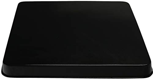 Reston Lloyd G-105-B Square Gas Stove Burner Covers, Set of 4, Black, 9" x 0.75" x 9" (Length x Width x Height)