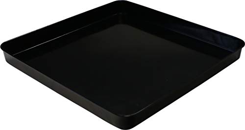 Reston Lloyd G-105-B Square Gas Stove Burner Covers, Set of 4, Black, 9" x 0.75" x 9" (Length x Width x Height)