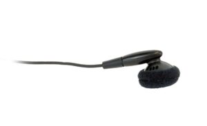 williams sound single mini earbud, 20-20khz frequency range, 32 ohms impedance